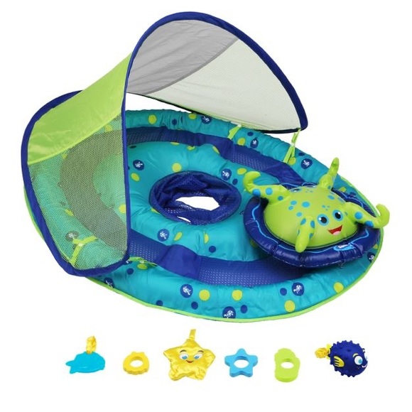 SwimWays | Swim | Swimways Baby Spring Float Activity Center Octopus ...